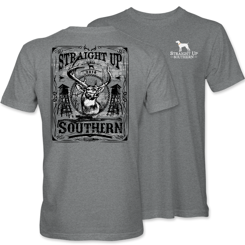 Vintage Buck Label Tee | Straight Up Southern – Koss Creative