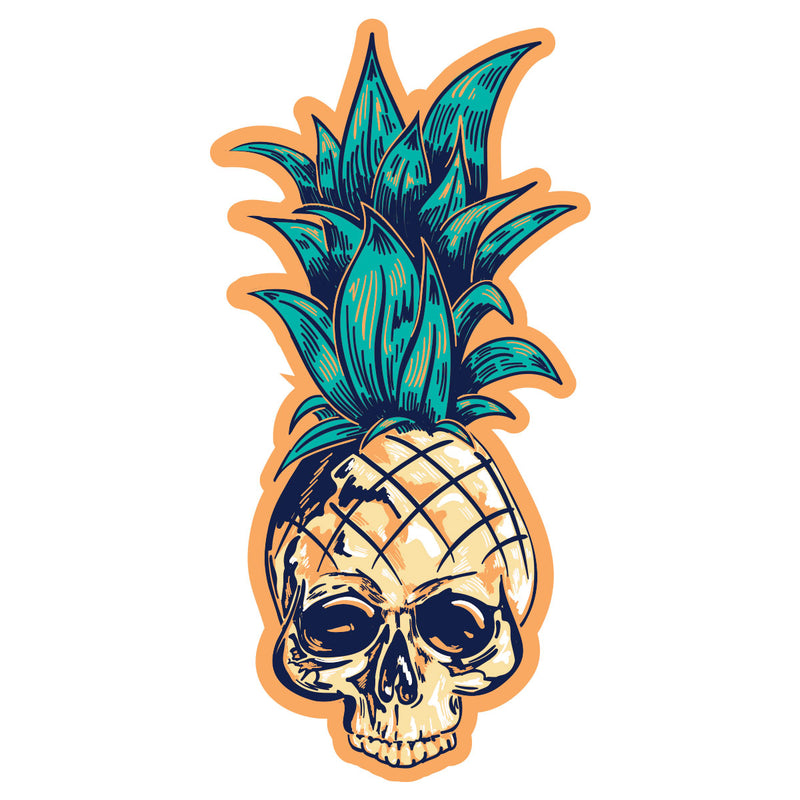 Pineapple Skeleton Decal – Koss Creative